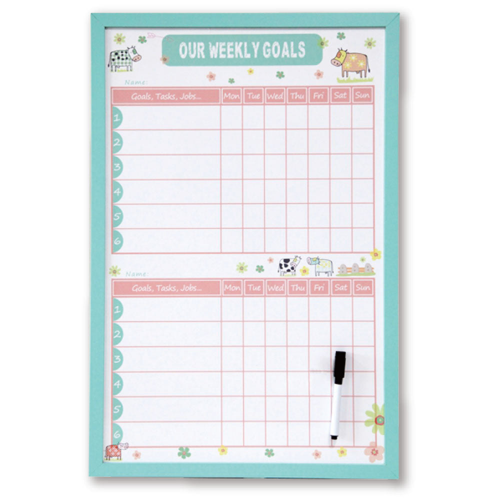 Weekly Goals Dry Erase Board — Milan Pacific