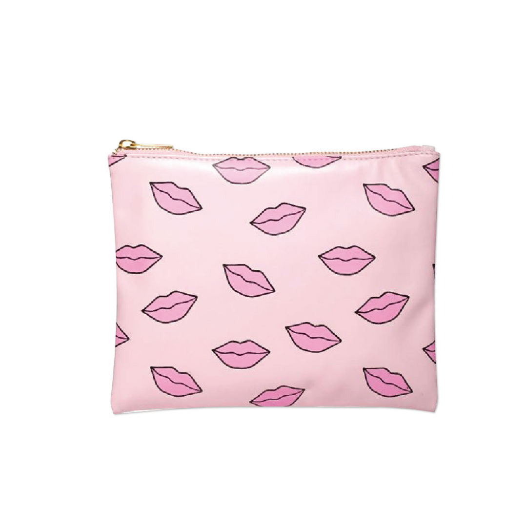 Pink Lips Pencil Pouch — Milan Pacific